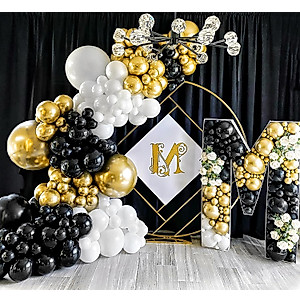 BAUANOOY 100pcs White Balloons 12 inch, White Latex Balloons with White Ribbon for Engagement Bridal Shower Bachelorette Birthday Wedding Party Decorations