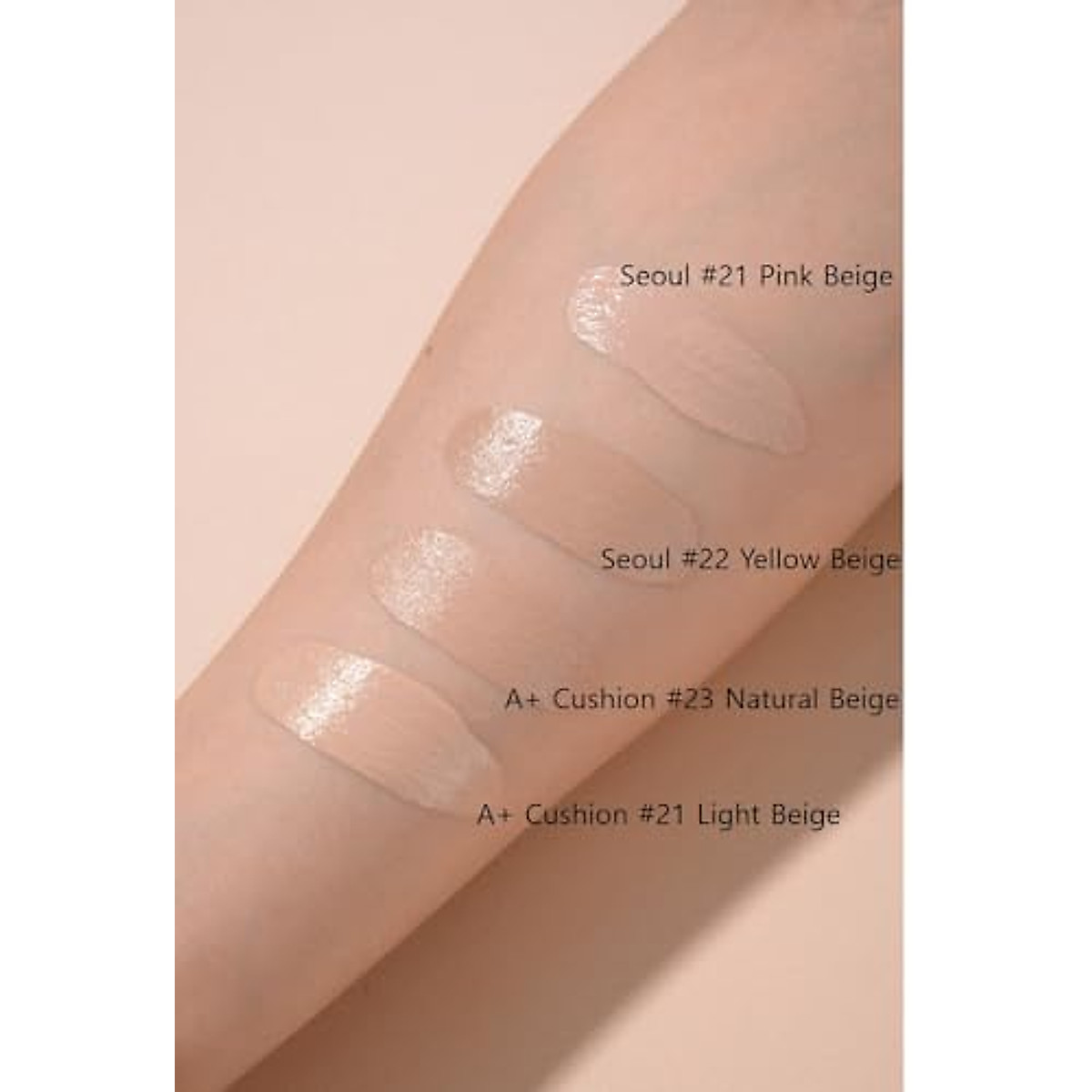 TROIAREUKE Seoul "Bridal" Cushion Foundation(#22, Yellow Beige), Korean Cushion Foundation, K-Beauty, Hydrating, Long-lasting, Lightweight, Natural Finish, Anti-Aging, Moisture, Whitening, SPF 50+