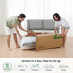 Novilla California King Mattress,12 Inch Gel Memory Foam Hybrid Mattress with Individually Pocket Springs, Breathable Mattresses for Cool Sleep,Motion Isolation & Pressure Relief, Medium Firm,vigour