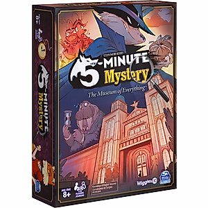 5-Minute Mystery The Museum of Everything Game, for Adults and Kids Ages 8 and up, by SpinMaster