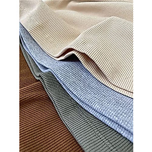 GEMBERA Womens Sleeveless Racerback High Neck Casual Basic Cotton Ribbed Fitted Tank Top Beige Tan Nude XL