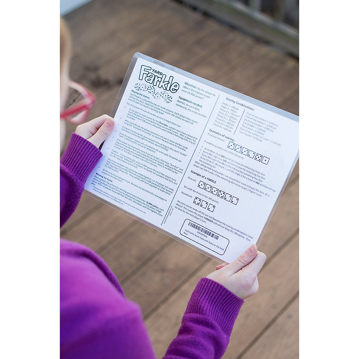3 Yard Farkle Score Cards. Laminated Score Cards with Rules on The Back, Yarkle, Yard Games, Outdoor Games, Outdoor Events. Reusable Score Cards. Size- 8.5" x 11"