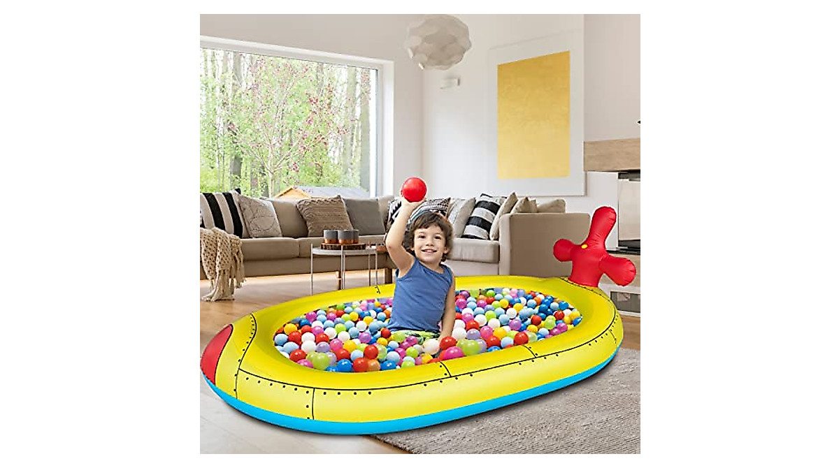 Josen Splash Sprinkler Pool for Kids - Outdoor & Indoor Water Fun