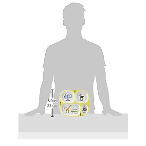 Baby Cie 382JA TV Tray, One Size, Jungle Animals - Yellow