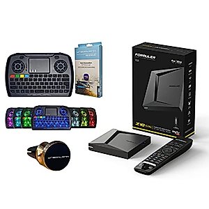 Dreamlink/Formuler Formuler Z10 Pro Max Android 10 Dual Band 5G Gigabit LAN 4GB Ram 32GB ROM 4K + Extra 7 Colours Wireless Keyboard + Extra Magnetic Phone Car Mount