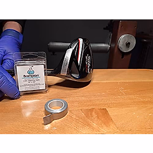 Brampton Golf Lead Tape 1/2” x 100” (5 mil) - Easy to Cut and Apply - Stays on in All Weather - Adjust Swing Weight and Feel - for Golf Clubs, Golf Heads, Pickleball, Tennis, and Fishing