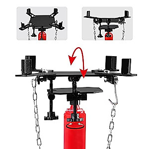 BIG RED TR4053 Torin Hydraulic Garage/Shop Telescoping Transmission Floor Jack: 1/2 Ton (1,000 lb) Capacity, Red