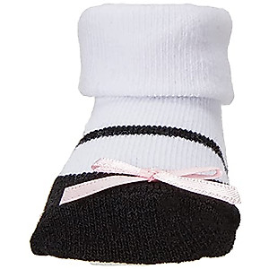 Hudson Baby girls Socks Giftset Headband, Toile, One Size US