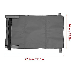 Airplane Seat Extender for Kids, Portable Foldable Oxford Cloth Toddler Airplane Bed with Storage Bag, Airplane Must Haves for Toddlers, Travel Accessories, Easy to Install (Grey)