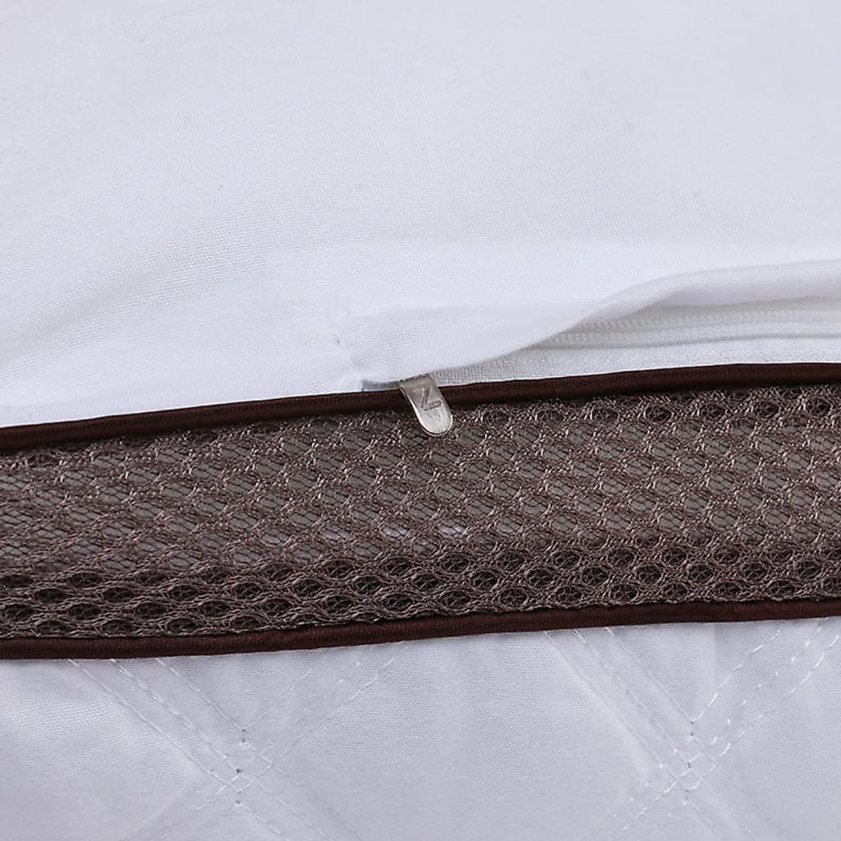 TBGFPO Long Neck Pillow Bed Sleeping Pillow Relieve Cervical Fatigue Shoulder Pain Pillow Filling Core Cotton Embroidery