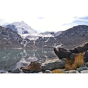 Luxury Thermal 80% True Merino Wool Socks-Over Calf, For Boots, Hiking,Ski &Home Black Gray