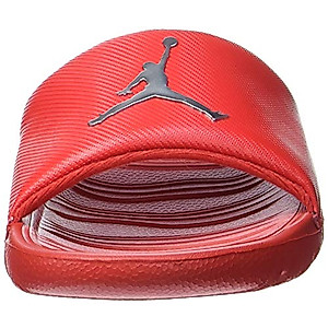 Nike mens Jordan Break Slide, University Red/Metallic Silver, 9