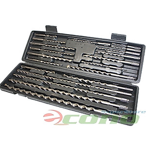 20 Pc Sds Plus Rotary Hammer Drill Bits Set Fit Hilti Bosch Dewalt & Milwaukee