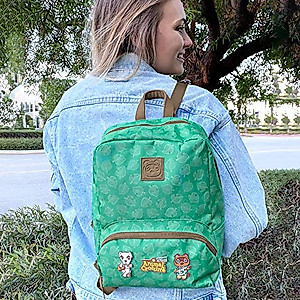 Controller Gear Animal Crossing Nintendo Switch Mini-Backpack (Teal Leaves)