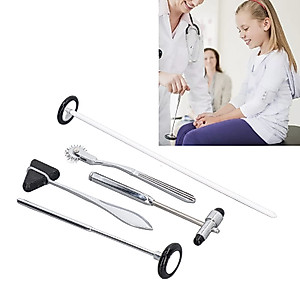 Neurological Hammer Set Stainless Steel Multifunctional Hammer for Nervous System Exam