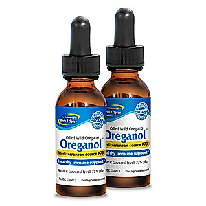 NORTH AMERICAN HERB & SPICE Oreganol P73 (2 Pack) - 1 fl. oz. - Immune Support, Optimal Health - Unprocessed, Certified Organic, Wild Oregano Oil - Mediterranean Source - Non-GMO - 864 Total Servings