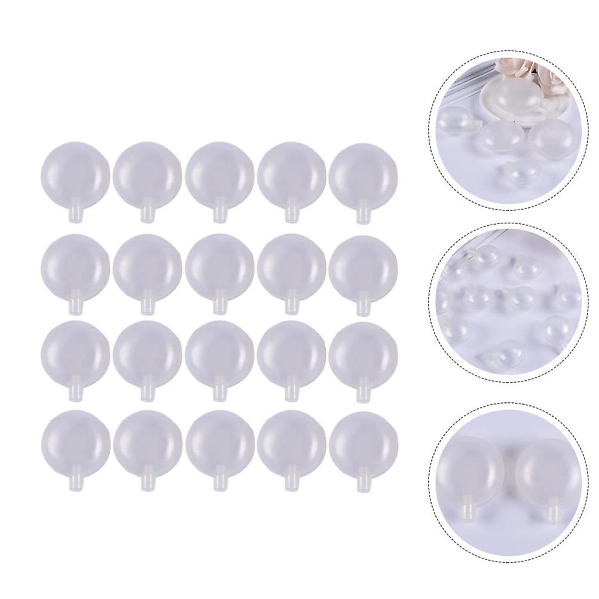 Toyvian 100pcs Rattle Box Repair Toy Squeakers Rattle Balls Rattles Boxes Mixed for Sewing in Noise Maker Insert Pet Baby Toys 27mm