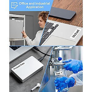 Labelife 6-Pack P Touch Label Tape TZe-231 Replacement for Brother TZe TZ Tape 12mm 0.47 Laminated White Label Maker Tape TZe231 TZ231 for Brother P Touch Label Maker PT-D210 PT-D220 PT-H110 PT-D600