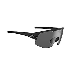 Tifosi Optics Sledge Lite Sunglasses (Matte Black, Smoke/AC Red/Clear)