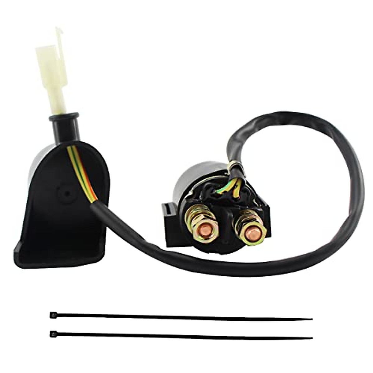 PRO BAT Universal Starter Solenoid Relay 2 Wire for 50cc 70cc 90cc 110cc 125cc 150cc 200cc 250cc Moped ATV Sunl Quad Dirt Bike Scooter