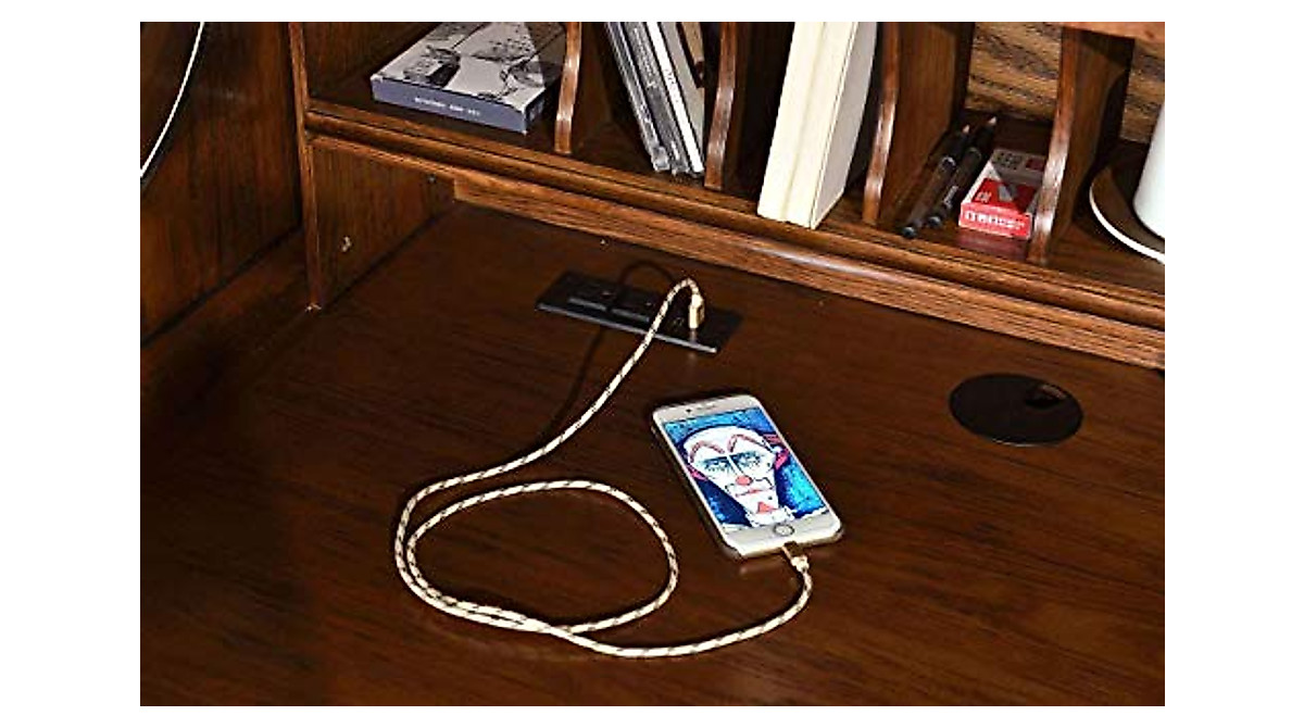 Compact Solid Oak Roll Top Desk for Home Office