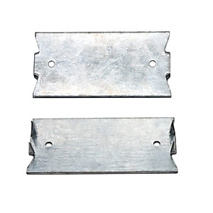 Qlvily 50PCS Nail Plates for Wood Studs, 1.5 x 2 Inch Nail Plate, Sharp Pointed Prongs, Anti-Nail Protection Plate Shield