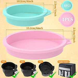 8Pcs Air Fryer Egg Mold Silicone Egg Boiler Mold Cup Nonstick Egg Poacher Cups Temperature Resistant Egg Poaching Cup Multifunctional Microwave Egg Cooker Dishwasher Safe Egg Bite Maker for Oven US