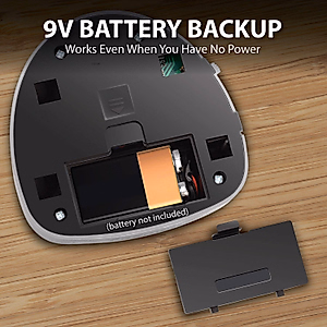 Fosmon, Wider Angle Upgrade, Dual Laser Garage Parking Assist Guide System, 360-degree Adjustable Parking Sensor with AC Adapter and Battery Backup for Car/Automotive