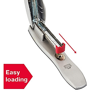 Rexel Odyssey Heavy Duty Stapler, 60 Sheet Capacity, includes Odyssey Staples, Metal Body, Silver, 2100048