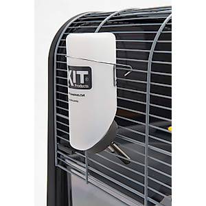 Lixit Wide Mouth BPA-Free Cage Water Bottles for Rabbits, Ferrets, Guinea Pigs, Rats, Chinchillas, Hamsters, Mice, Hedgehogs, Gerbils and Other Small Animals. (Translucent, 8 Ounce Pack of 2)