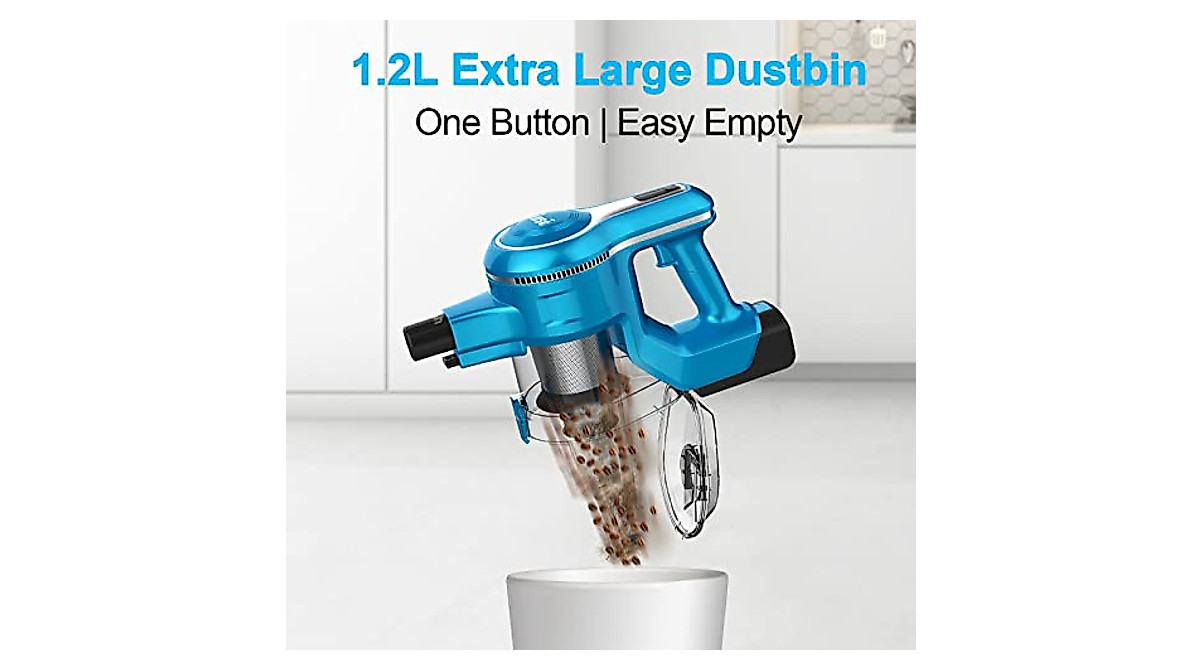INSE S6T Cordless Vacuum Cleaner - Powerful 10-in-1, Up to 45 Min Runtime
