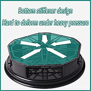 CACXKEP Plant Stand with Wheels Plant Caddy with Wheels Rolling Plant Tray Saucer Pots Accessories Indoor Planters Camper Must Haves Gardening Supplies Outdoor,M