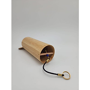 YANTRA Set of 4 Wooden Bamboo Chimes Includes All Elements Fire Water Air and Earth (Without Wooden Stand)