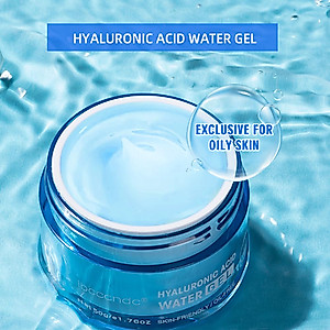 Hydro Boost Hyaluronic Acid Moisturizing Water Gel, Face Moisturizer For Oil Skin , Hyaluronic Acid Formula Combined With Water,Lightweight and 24 Hours Of Long-lasting Hydration-1.76Oz (Water Gel)
