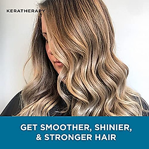 KERATHERAPY Keratin Infused Moisture Shampoo, 33.8 fl. oz., 1000 ml - Anti Frizz Moisture Shampoo for Oily Scalp and Dry Ends - Kerabond Technology, Aloe Vera, & Willow Bark - Sulfate & Paraben Free