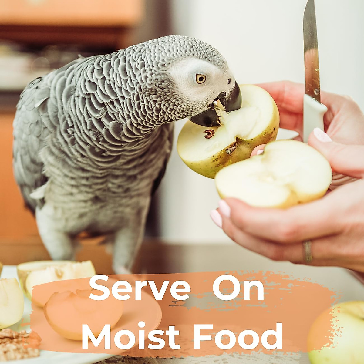 UnRuffledRx FeatherUp! Bird Vitamins with Biotin for Beautiful Plumage - Feather Growth Supplements for Parrots - 90 gm - 240 Servings