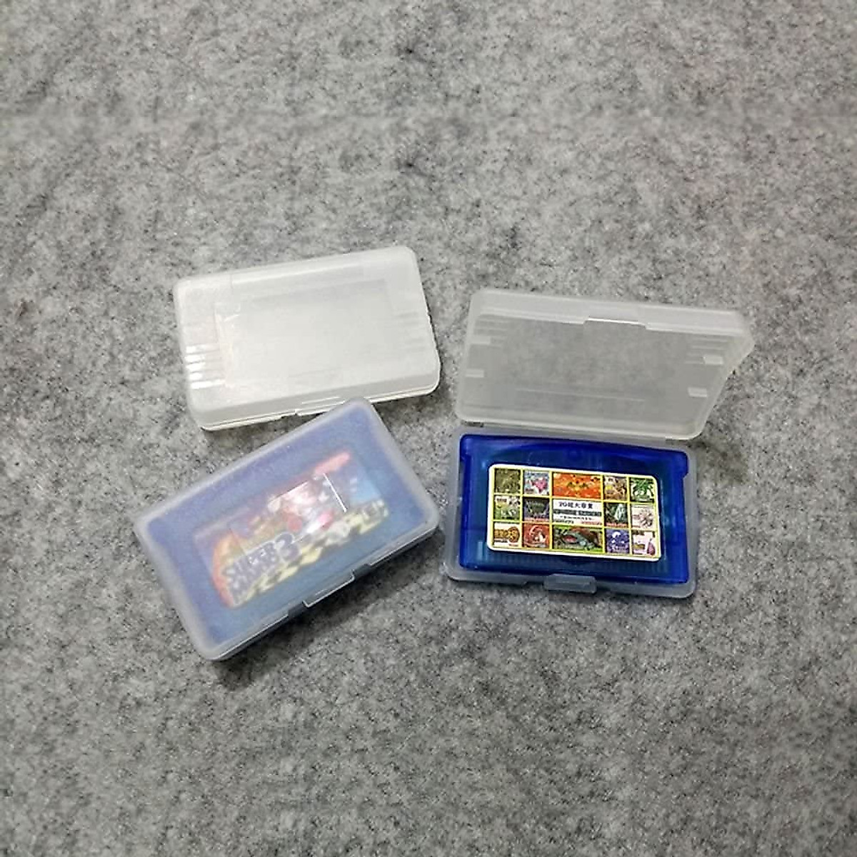 5 Pcs Plastic Cartridge Card Box Case Dust Cover Replacement for Gameboy Advance SP Micro GBA SP GBM