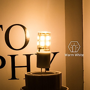 I-SHUNFA G4 LED Bulb AC 120V Warm White 10 Pack Non-dimmable