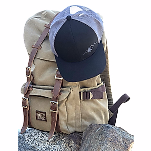 LINDO Trucker Hat - Great Outdoors Collection (Black/Graphite)