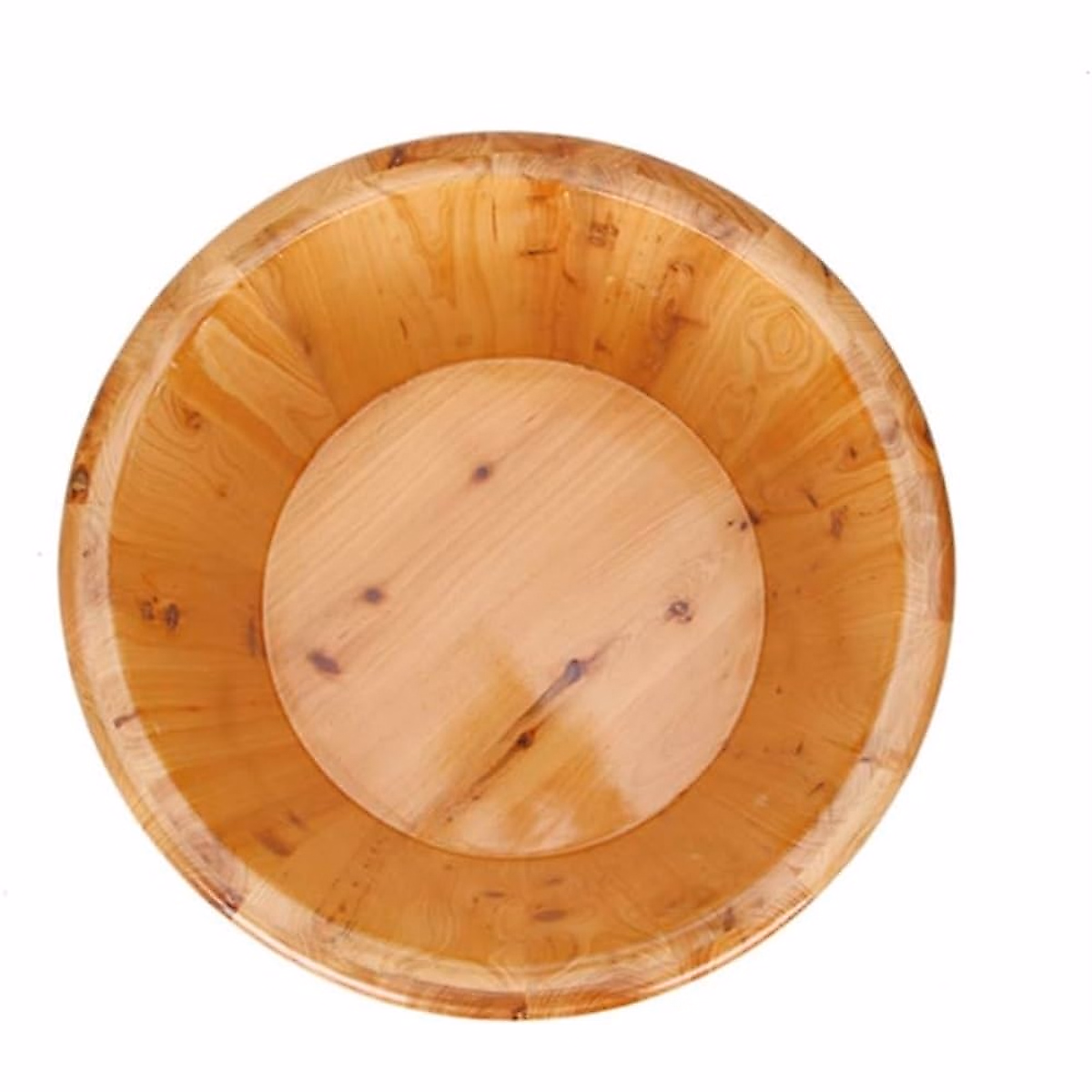 Foot Tub Wooden Foot Basin Wooden Foot Basin,Smooth And Delicate Pedicure Barrels,Hot Foot Insulation Household Foot Bath Barrel 25cm High Wooden Footbath foot Bath Wooden Bucket Foot Spa Household Wa