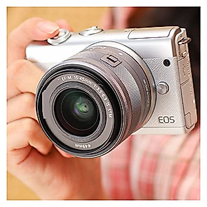Camera EOS M200 Micro SLR Digital Camera Home Travel HD Camera Digital Camera (Color : W)
