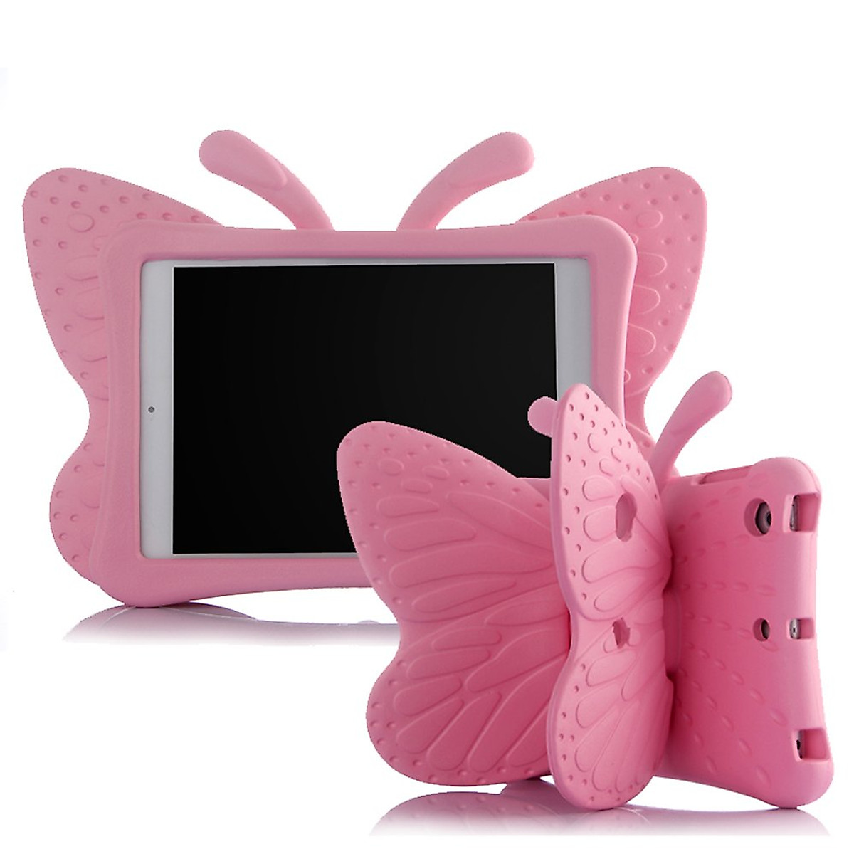 Ipad 5/6/Air/Air 2 Case,ER CHEN(TM) Kids Light Weight Cute Butterfly Design Shock Proof EVA Foam Series Case Compatible for Ipad 5/6/Air/Air 2(Pink)