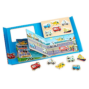 Melissa & Doug Book & Puzzle Play Set: On The Farm