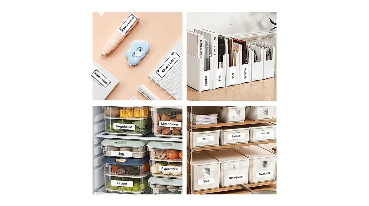 vretti HP3 Label Machine Maker with Tape, Portable Thermal Mini Label ...