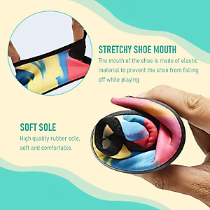 Kids Water Shoes for Boy Girl Quick-Dry Aqua Socks Non-Slip Water Socks River Sand Beach Shoes