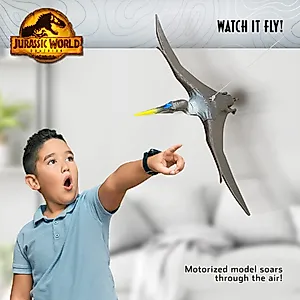 Thames & Kosmos Jurassic World Dominion Flying Pterosaur - Quetzalcoatlus | STEM Building Kit from Build & Fly a Motorized Model of The Largest Flying Creature from Prehistoric Times