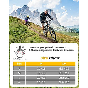 FEWTUR Winter Gloves for Men Women Cold Weather - Touch Screen Warm Gloves for Cycling