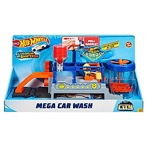 Hot Wheels FTB66 City Mega Car Wash Connectable Play Set with Diecast & Mini Toy Car