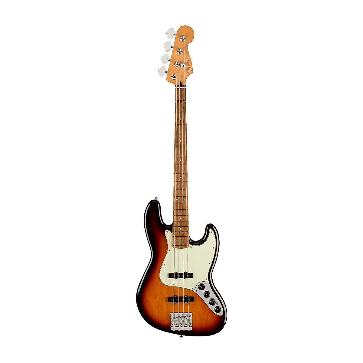 Fender Player Plus Jazz Bass, 3-Color Sunburst, Pau Ferro Fingerboard