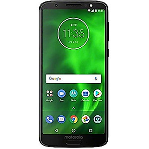 Motorola Moto G6 - Verizon Locked Phone - 5.7in Screen - 32GB - Black - U.S. Warranty - (Renewed)
